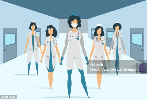Tim Dokter Wanita Di Kamar Rumah Sakit Staf Medis Rumah Sakit Dokter ... Tim Dokter Wanita Di Kamar Rumah Sakit Staf Medis Rumah Sakit Dokter ...
