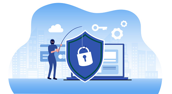Penipuan Phishing Serangan Kejahatan Hacker Dan Konsep Keamanan Data ... Penipuan Phishing Serangan Kejahatan Hacker Dan Konsep Keamanan Data ...