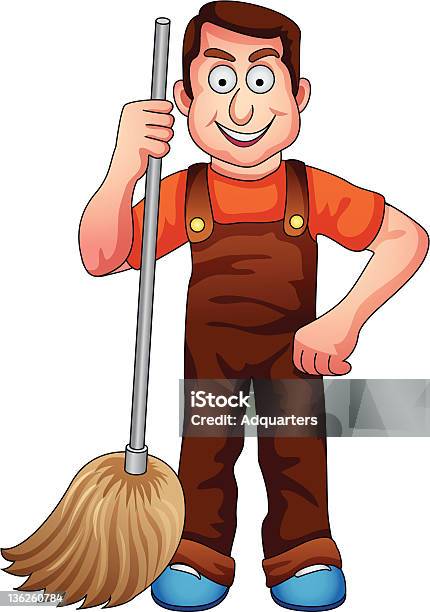 Vektor Seorang Petugas Kebersihan Ilustrasi Stok - Unduh Gambar ... Vektor Seorang Petugas Kebersihan Ilustrasi Stok - Unduh Gambar ...