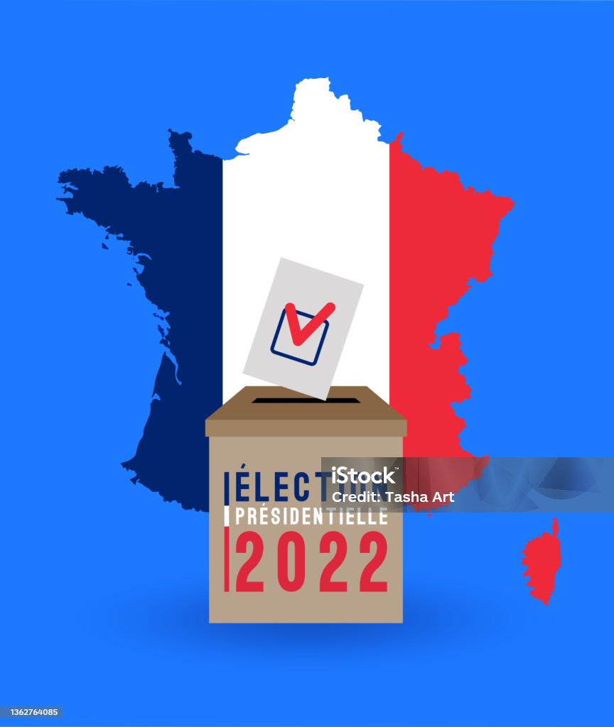 Affiche De Lélection Présidentielle Française De 2022 Vecteurs Libres