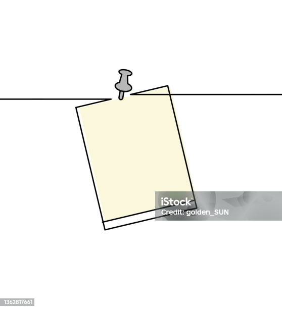Papier Couleur Abstrait Avec Trombone Comme Dessin Au Trait Sur Fond