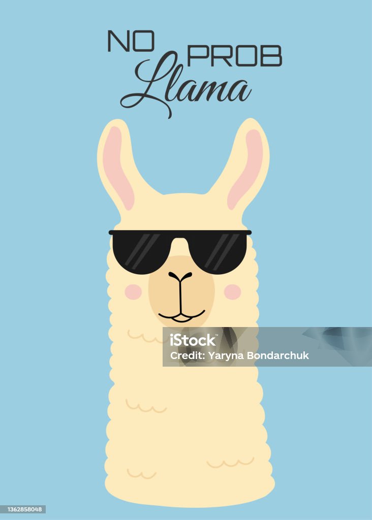 No Prob Llama Motivational And Inspirational Quote Stock Illustration ... No Prob Llama Motivational And Inspirational Quote Stock Illustration ...