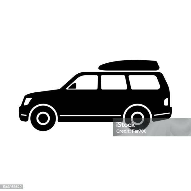 Icône Suv Véhicule Universel Toutterrain Léger Pour Passagers