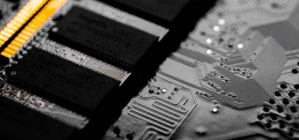Free Stock Photo of Close Up of a Computer Motherboard With Wires ...
