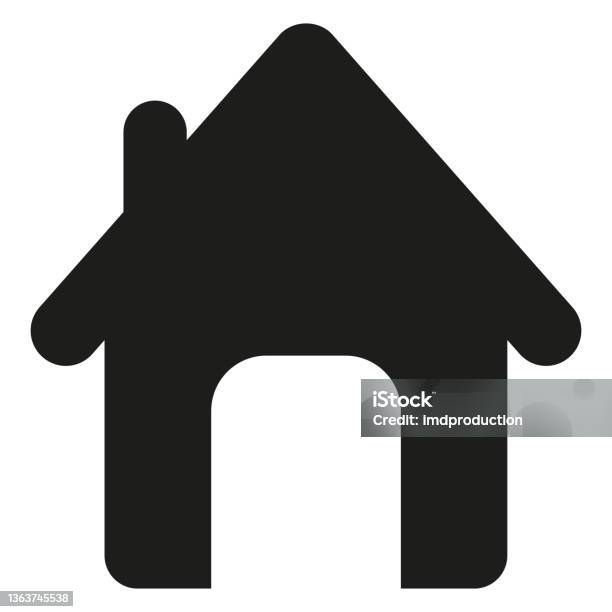 Illustration Vectorielle De Licône De La Maison Ou De La Maison Symbole