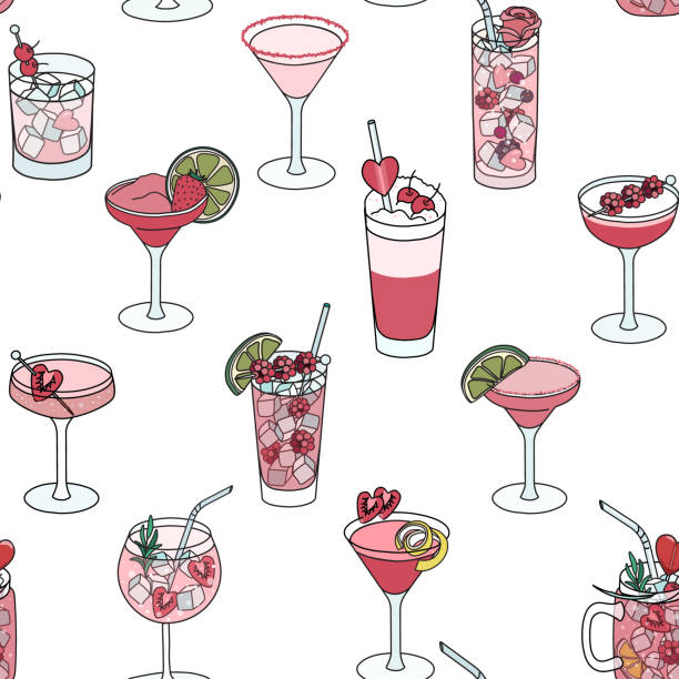30 Rose Tonic Stock Illustrations Royalty Free Vector Graphics And Clip