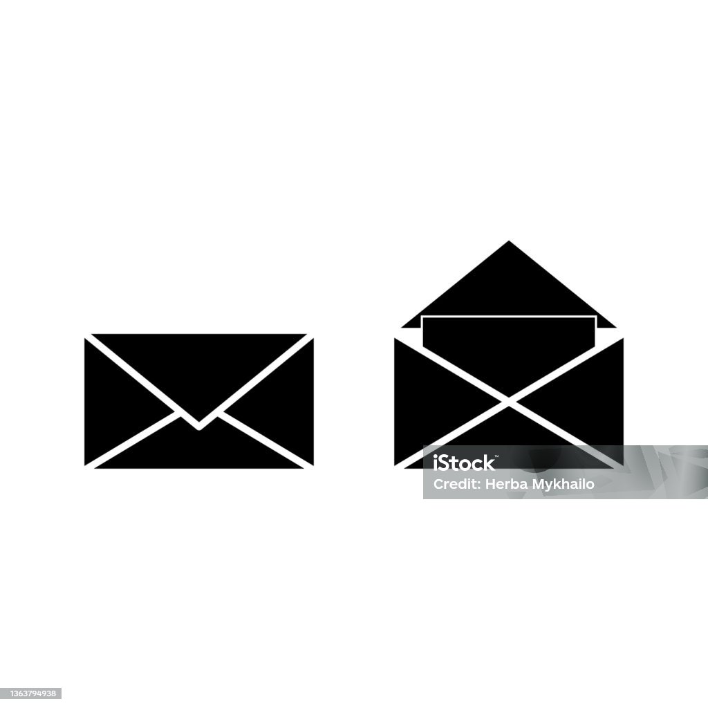 Icône De Message Illustration Vectorielle Du Symbole De Licône De