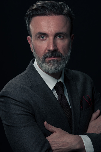 Frustrated Middle Aged Elegant Man Close Up Face Of Stressed Businessman Wearing Stylish Suit