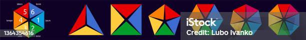 Polygons Divided Into Triangles With Some Space Left Three To Eight ... Polygons Divided Into Triangles With Some Space Left Three To Eight ...