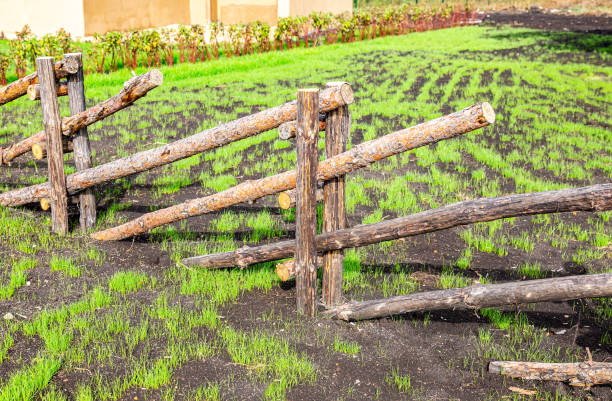 Free Stock Photo of Log Fence | Download Free Images and Free Illustrations