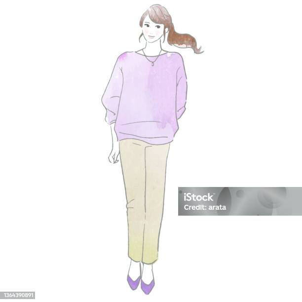 Ensemble Dillustrations Vectorielles De La Pose De La Jeune Femme