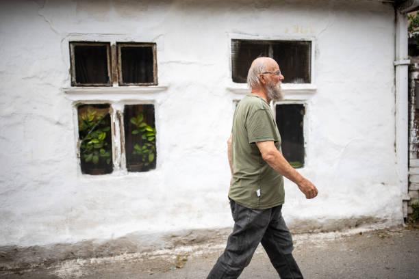 Free Stock Photo of Bald Man Walking Down Street | Download Free Images ...