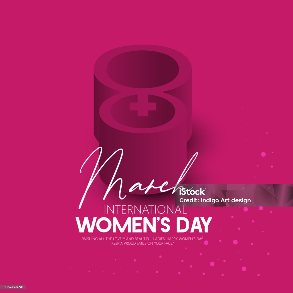 International Womens Day 8th March Stock Illustration Download Image