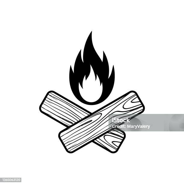 Ikon Api Unggun Kayu Bakar Dan Tanda Api Ilustrasi Vektor Ilustrasi ... Ikon Api Unggun Kayu Bakar Dan Tanda Api Ilustrasi Vektor Ilustrasi ...