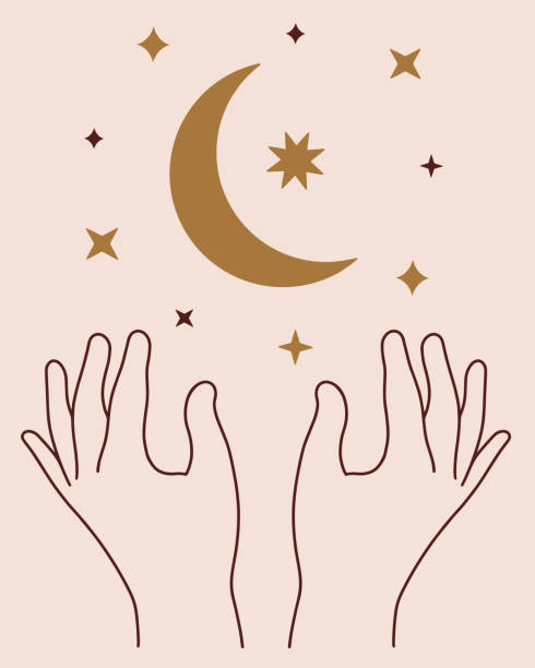 Multiple Moons Clip Art