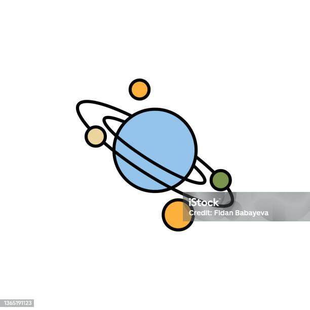 Universum Linie Farbiges Symbol Zeichen Und Symbole Können Für Web Logo ... Universum Linie Farbiges Symbol Zeichen Und Symbole Können Für Web Logo ...