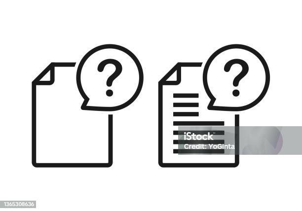 Document Avec Point Dinterrogation Icône De Fichier Inconnu Aide Sur