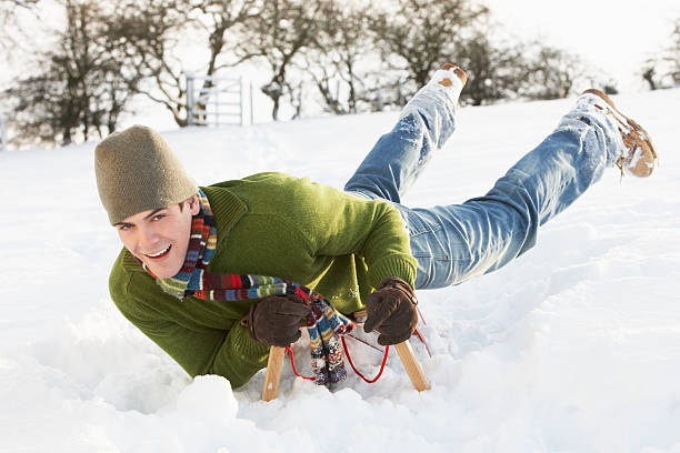 Free Stock Photo of Group of Men Riding on Top of a Sled | Download ...