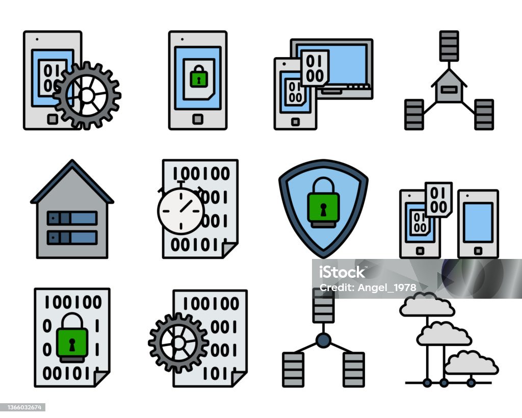 Ilustración de Conjunto De Iconos De Datos y más Vectores Libres de ... Ilustración de Conjunto De Iconos De Datos y más Vectores Libres de ...