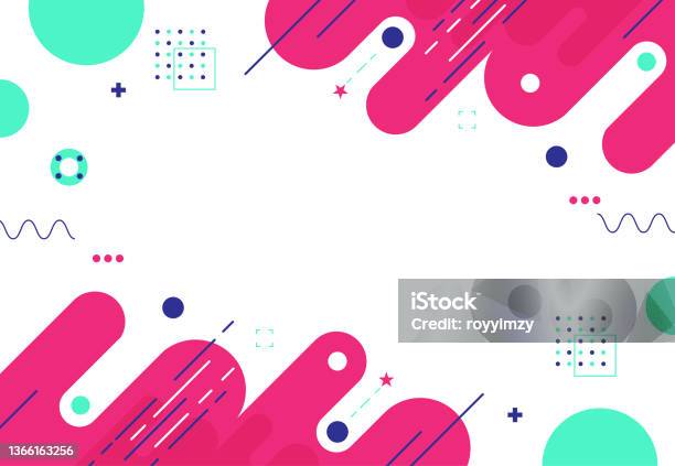 Template Sampul Desain Grafis Minimal Dengan Bentuk Dan Garis Geometris