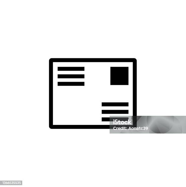Vecteur Dicône De Courrier Isolé Sur Lillustration Blanche De Signe Et