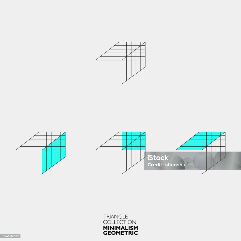 Satz Von 3dfarbminimalismus Geometrische Raute Dreieck Linienstruktur ... Satz Von 3dfarbminimalismus Geometrische Raute Dreieck Linienstruktur ...