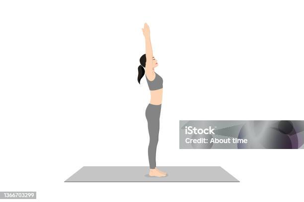 Pose Gunung Berapi Urdhva Hastasana Tadasana Urdhva Hastasana Pose