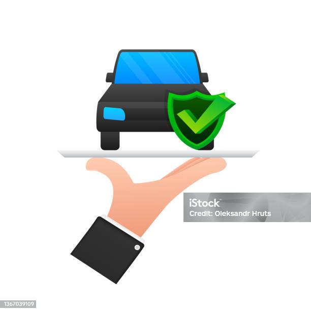 Dokumen Kontrak Asuransi Mobil Di Atas Tangan Ikon Perisai Perlindungan ... Dokumen Kontrak Asuransi Mobil Di Atas Tangan Ikon Perisai Perlindungan ...