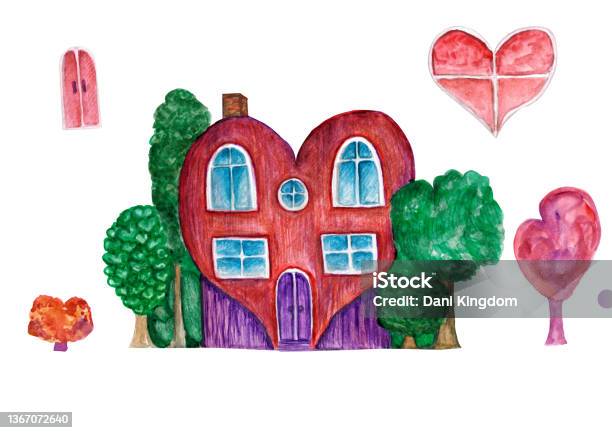 Rumah Cat Air Dalam Bentuk Hati Beludru Merah Merah Muda Dan Ungu Rona ... Rumah Cat Air Dalam Bentuk Hati Beludru Merah Merah Muda Dan Ungu Rona ...