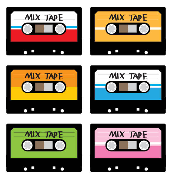 [90] Mix tape Clipart Vector PNG , SVG, EPS, PSD, AI