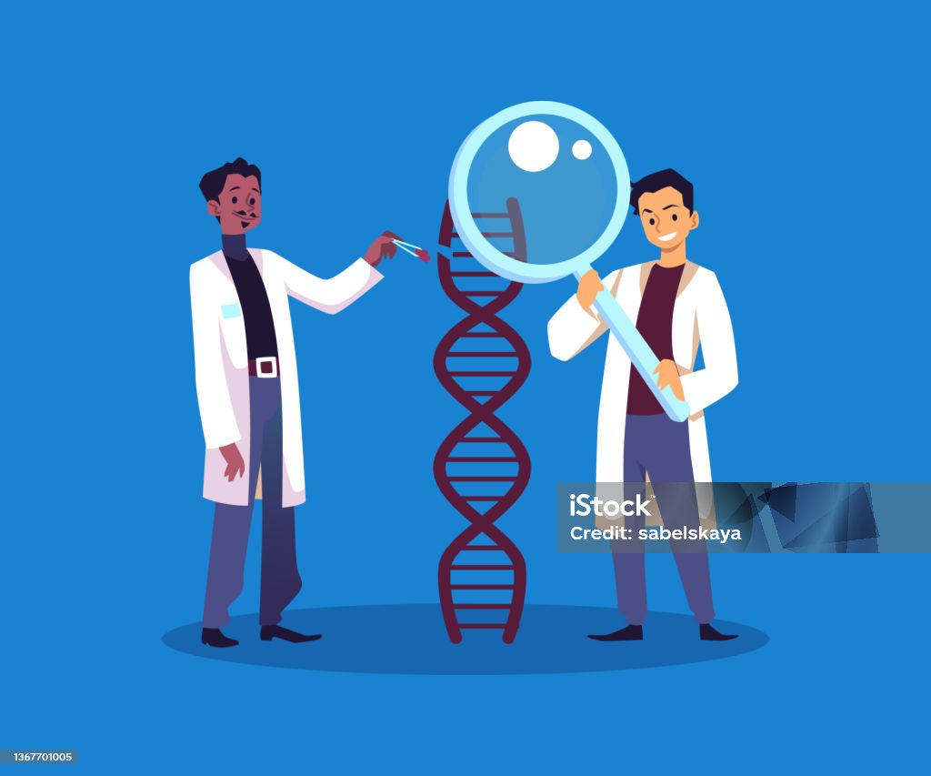 Ilmuwan Dengan Penelitian Pembesaran Dna Helix Konsep Rekayasa Genetika ... Ilmuwan Dengan Penelitian Pembesaran Dna Helix Konsep Rekayasa Genetika ...