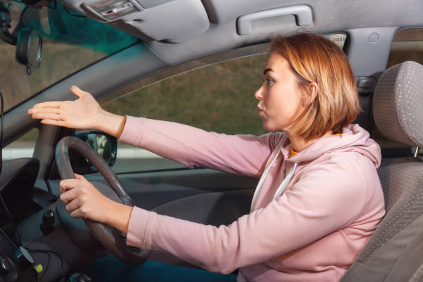 Avec Le Volant à Droite Banque Dimages Et Photos Libres De Droit Istock