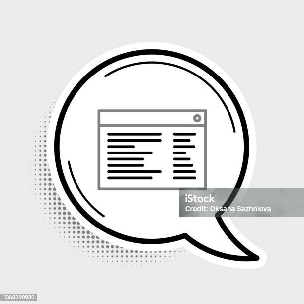 Line Software Web Developer Programming Code Icon Isolated On Grey ... Line Software Web Developer Programming Code Icon Isolated On Grey ...