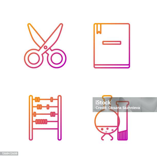 Atur Garis Test Tube Dan Flask Chemical Laboratory Test Abacus Scissors ... Atur Garis Test Tube Dan Flask Chemical Laboratory Test Abacus Scissors ...