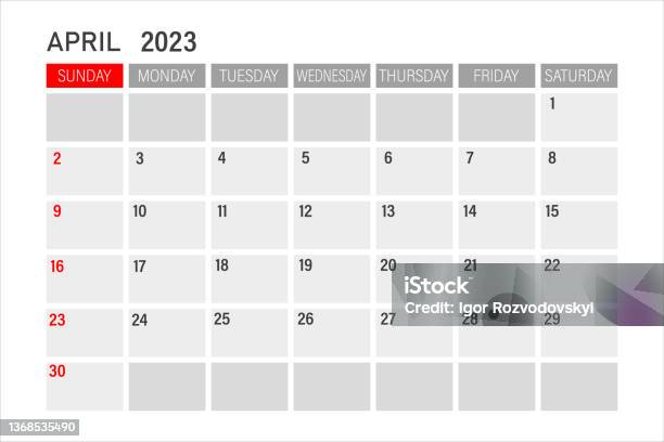 Modèle De Calendrier Davril 2023 Mise En Page Davril 2023 Planificateur ... Modèle De Calendrier Davril 2023 Mise En Page Davril 2023 Planificateur ...