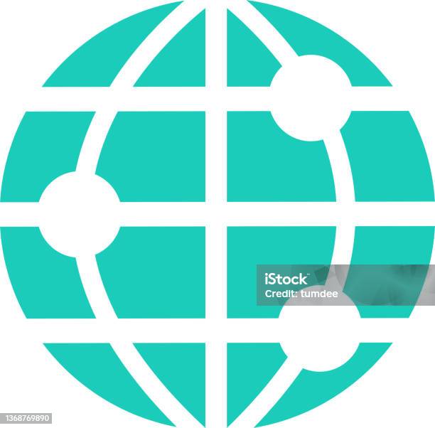 Conception Du Symbole Du Signe De Licône Du Globe Vecteurs Libres De