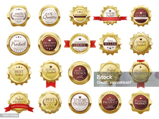 Lambang Kualitas Premium Label Segel Produk Eksklusif Mewah Untuk Toko ... Lambang Kualitas Premium Label Segel Produk Eksklusif Mewah Untuk Toko ...
