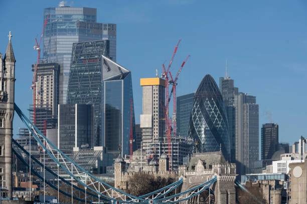 Free Stock Photo of Tall buildings and dense architecture of London ...