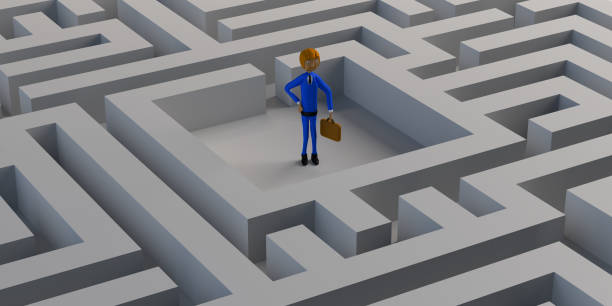 Free Stock Photo of Man Inside Maze - Thinking Through Options ...