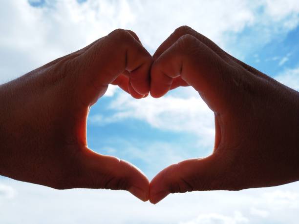 Free Stock Photo of Hands Forming Heart Shape With Happy Valentines Day ...