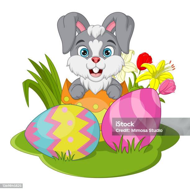 Kartun Kelinci Kecil Di Dalam Telur Paskah Yang Retak Ilustrasi Stok ... Kartun Kelinci Kecil Di Dalam Telur Paskah Yang Retak Ilustrasi Stok ...
