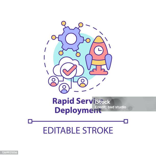 Rapid Service Deployment Concept Icon Stock Illustration - Download ... Rapid Service Deployment Concept Icon Stock Illustration - Download ...