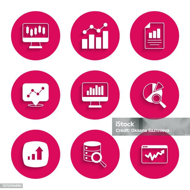 Atur Monitor Dengan Bagan Grafik Server Infografis Grafik Analisis Data