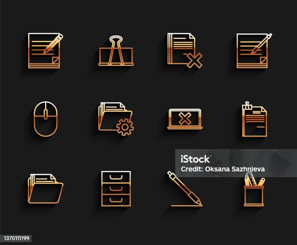 Atur Folder Dokumen Garis Laci Dengan Dokumen Buku Catatan Kosong Dan