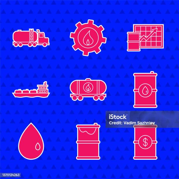 Set Minyak Kereta Api Tangki Barrel Kebocoran Minyak Dengan Dolar Drop
