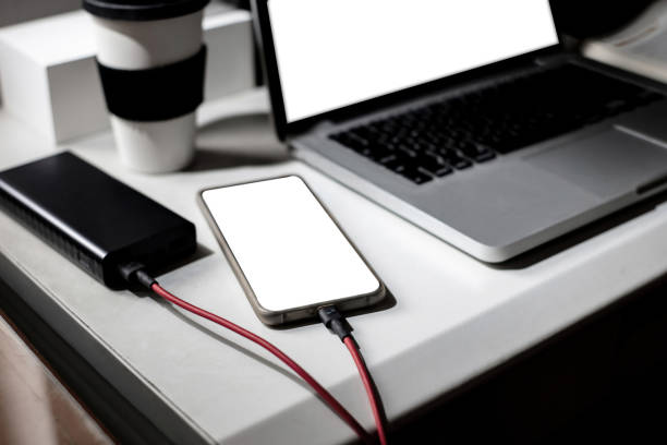 Free Stock Photo of Phone Charging Cable and Laptop | Download Free ...