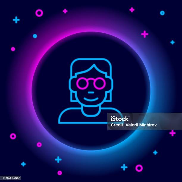 Bersinar Neon Line Hacker Atau Ikon Coder Terisolasi Pada Latar ... Bersinar Neon Line Hacker Atau Ikon Coder Terisolasi Pada Latar ...
