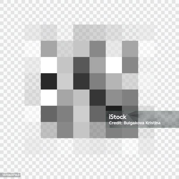 Sensor Blur Efek Tekstur Terisolasi Pada Latar Belakang Transparan