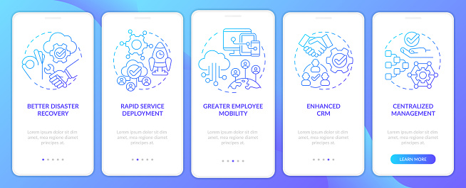 Ucaas Memiliki Keunggulan Pada Layar Aplikasi Seluler Onboarding
