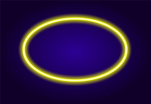 Oval Neon Kuning Bingkai Neon Yang Terbuat Dari Garis Horizontal Oval ... Oval Neon Kuning Bingkai Neon Yang Terbuat Dari Garis Horizontal Oval ...